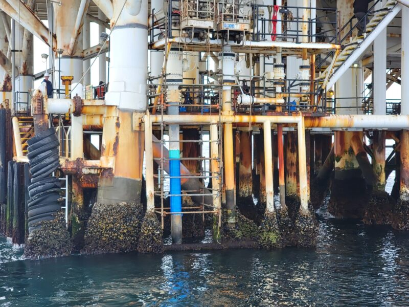 Corroded Offshore Riser Repaired with A+ Wrap