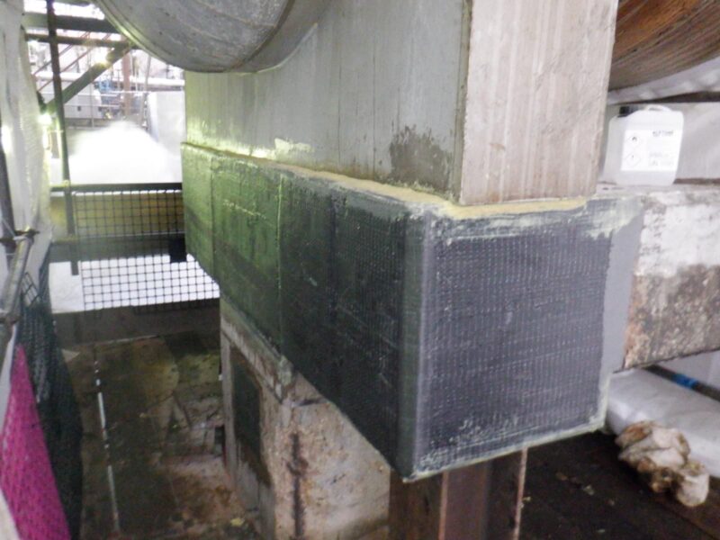 Structural Strengthening of Plinth with FRP at a UK Refinery