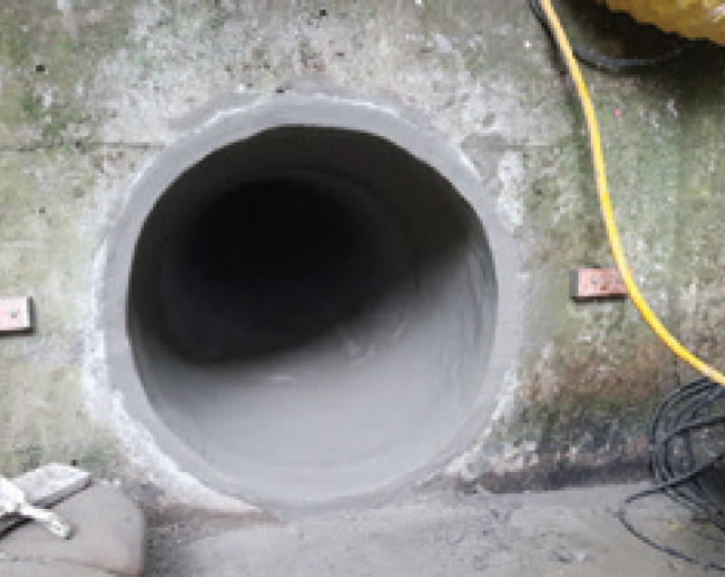 Structural Liner Created with GeoSpray - Critica Infrastructure