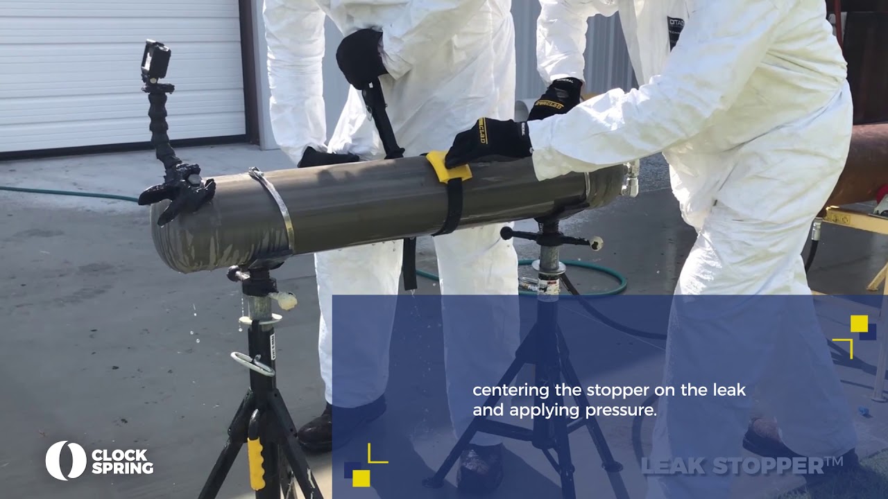 Leak Stopper™ designed for quick and safe, temporary leak containment,