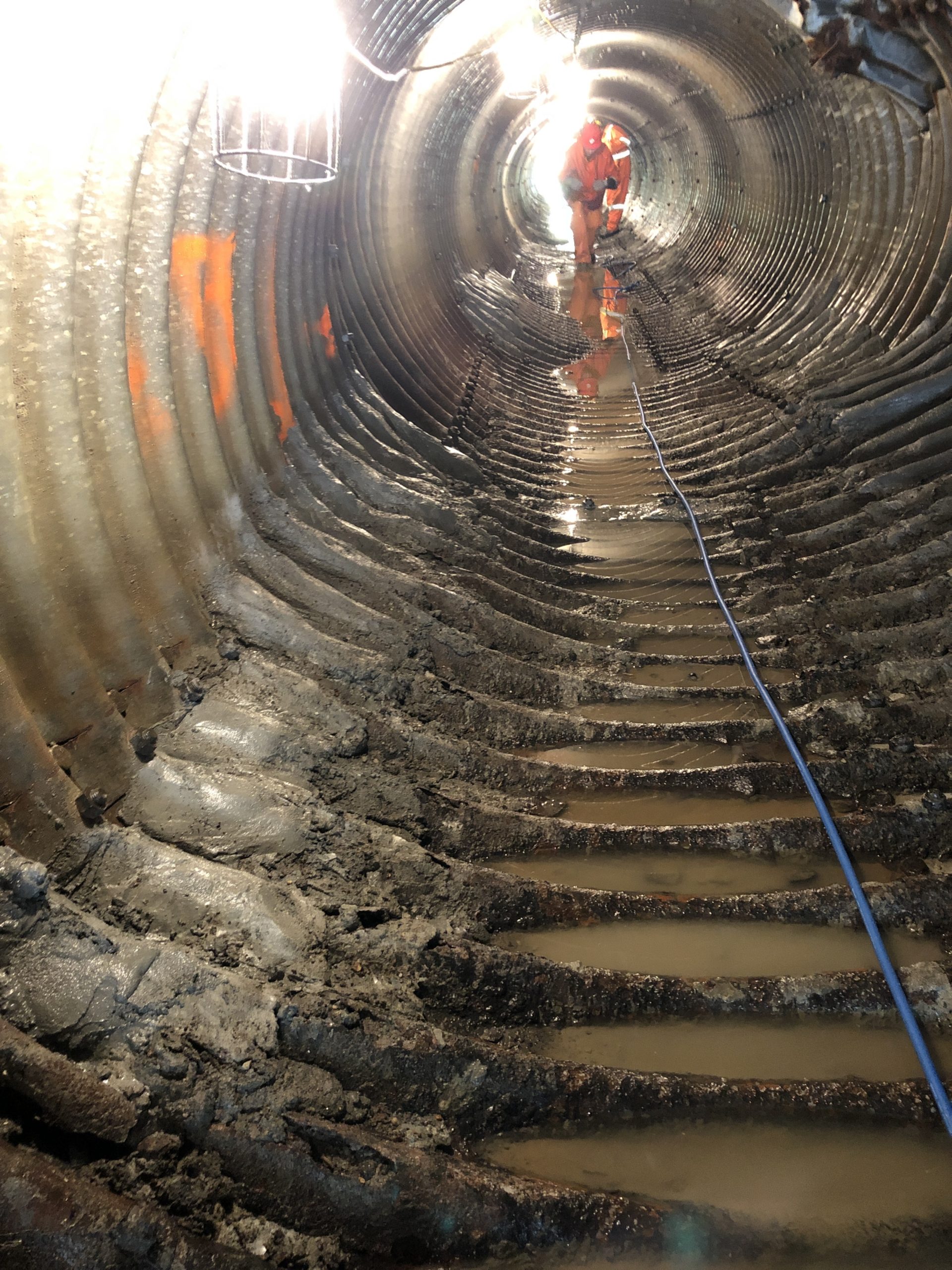 GeoSpray rehabilitates damaged culvert